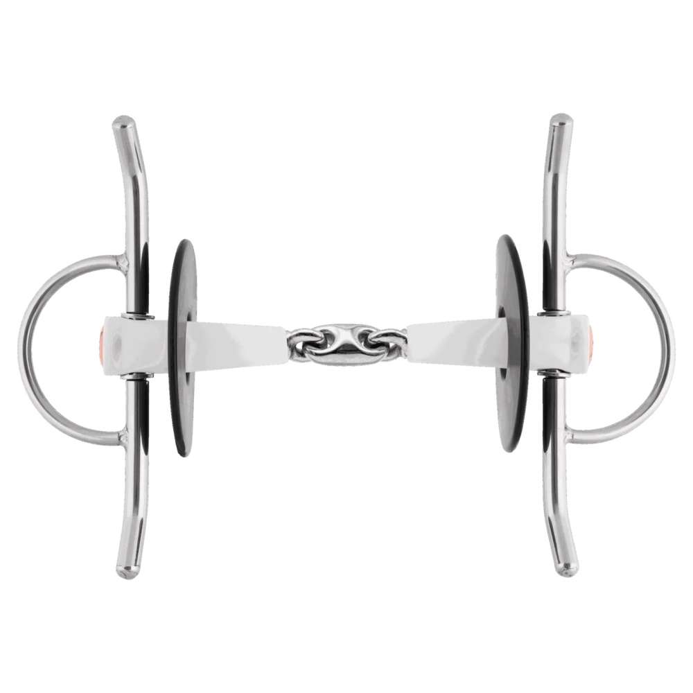 41288 Nathe Full Cheek Snaffle Double Jointed