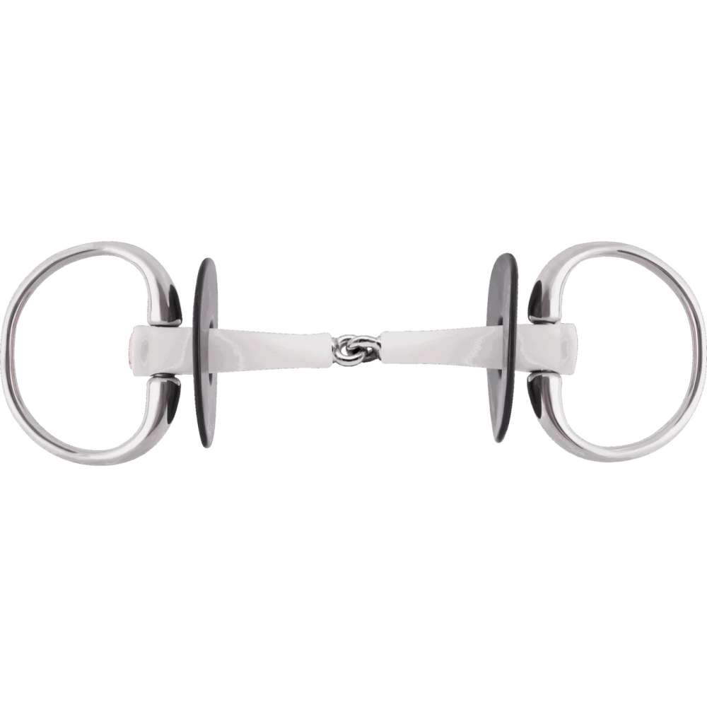 40347 Nathe Eggbutt bit single jointed 18mm thickness 70mm rings