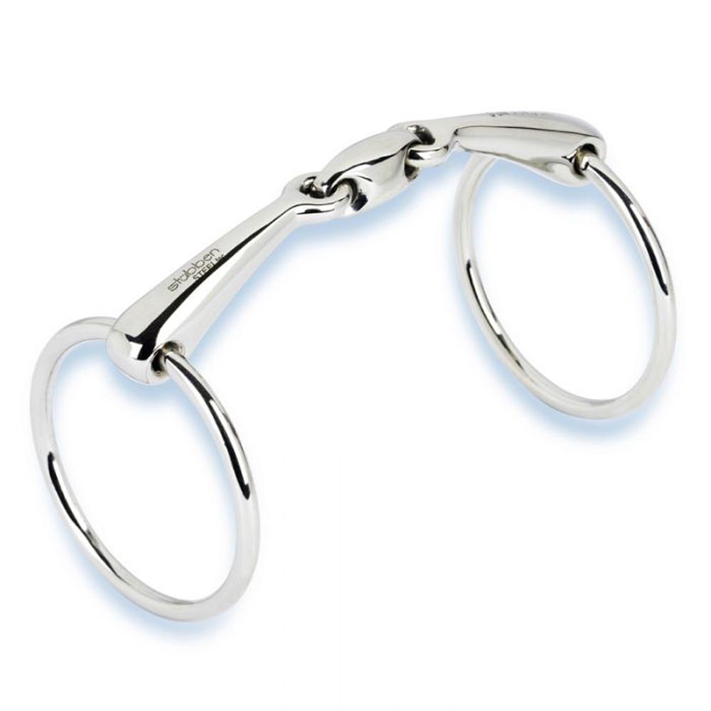 2221 Easy Control Loose Ring Snaffle, double broken
