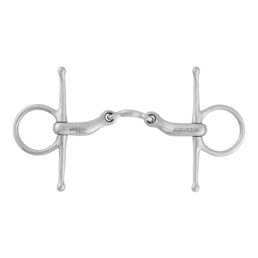 Fishback Snaffle Bit Full Cheek Double Broken Snaffle Bit For Horses ...