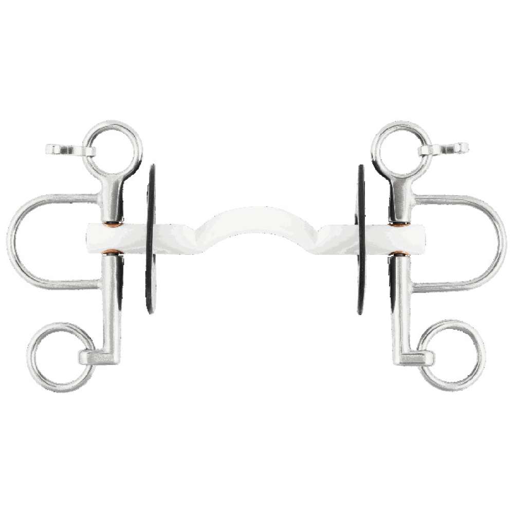 42073/42075 Nathe Pelham 15 mm with Mullen Mouth, port and short cheeks ...