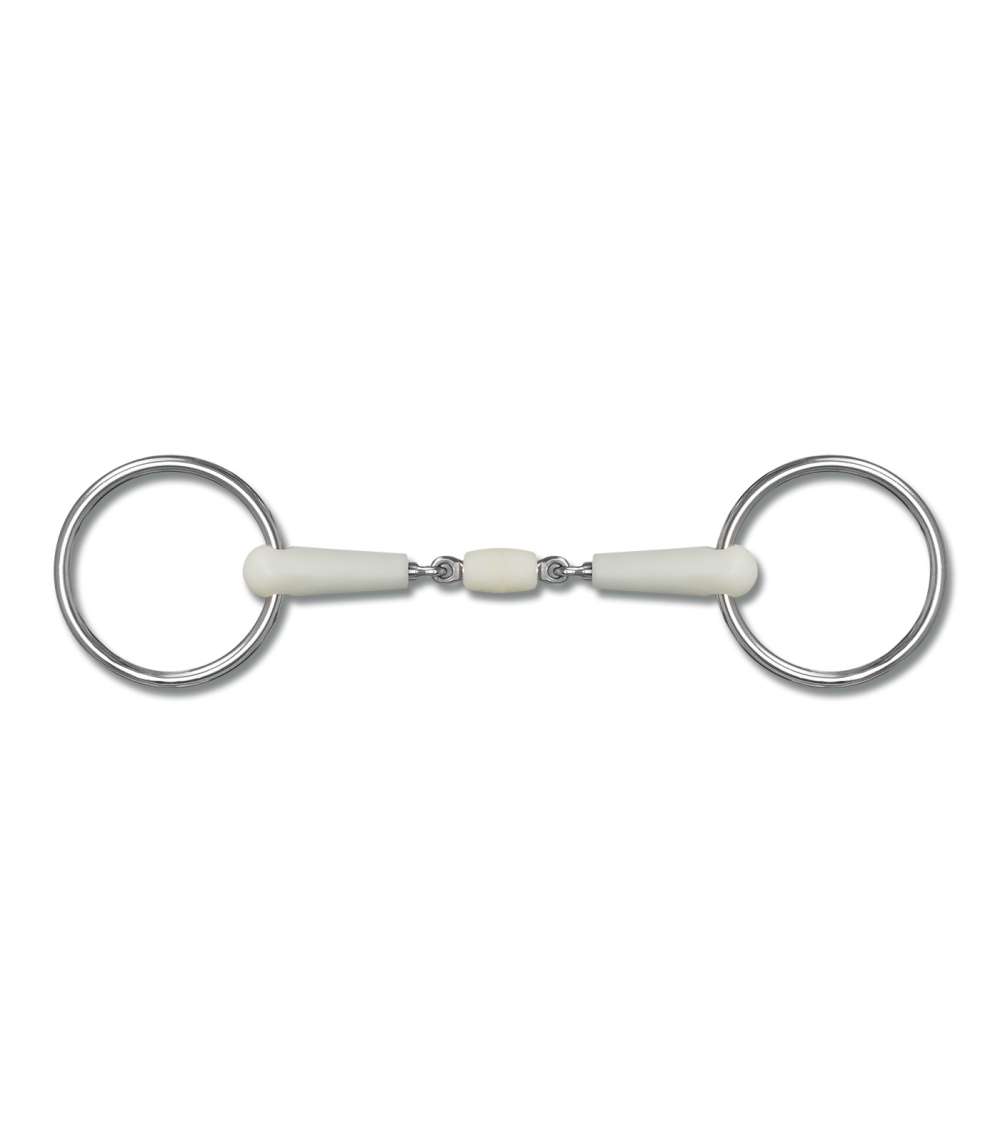 6202613 Happy mouth double jointed loose ring bradoon