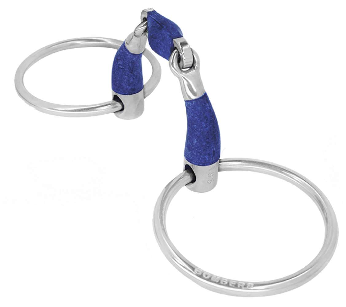 BLR00BEL0 Bomber Blue Elliptical Loose ring 16mm