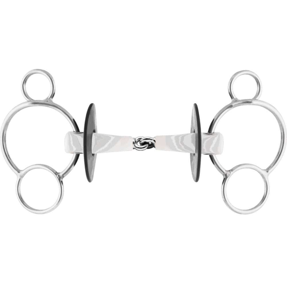 41321/22 Nathe Jointed 2 Ring Gag 18mm