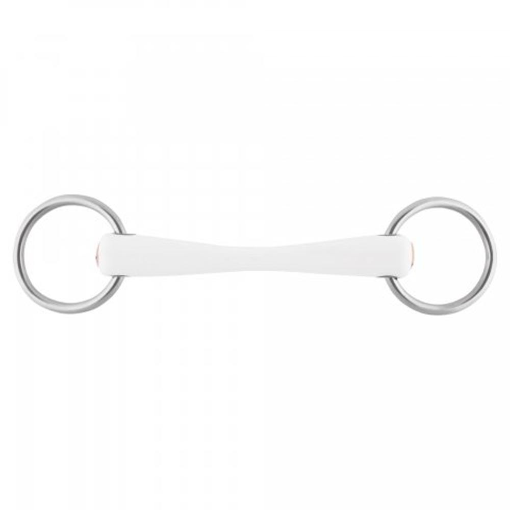 40820 Nathe loose ring snaffle bit, flexible mouthpiece. 55mm ring size ...