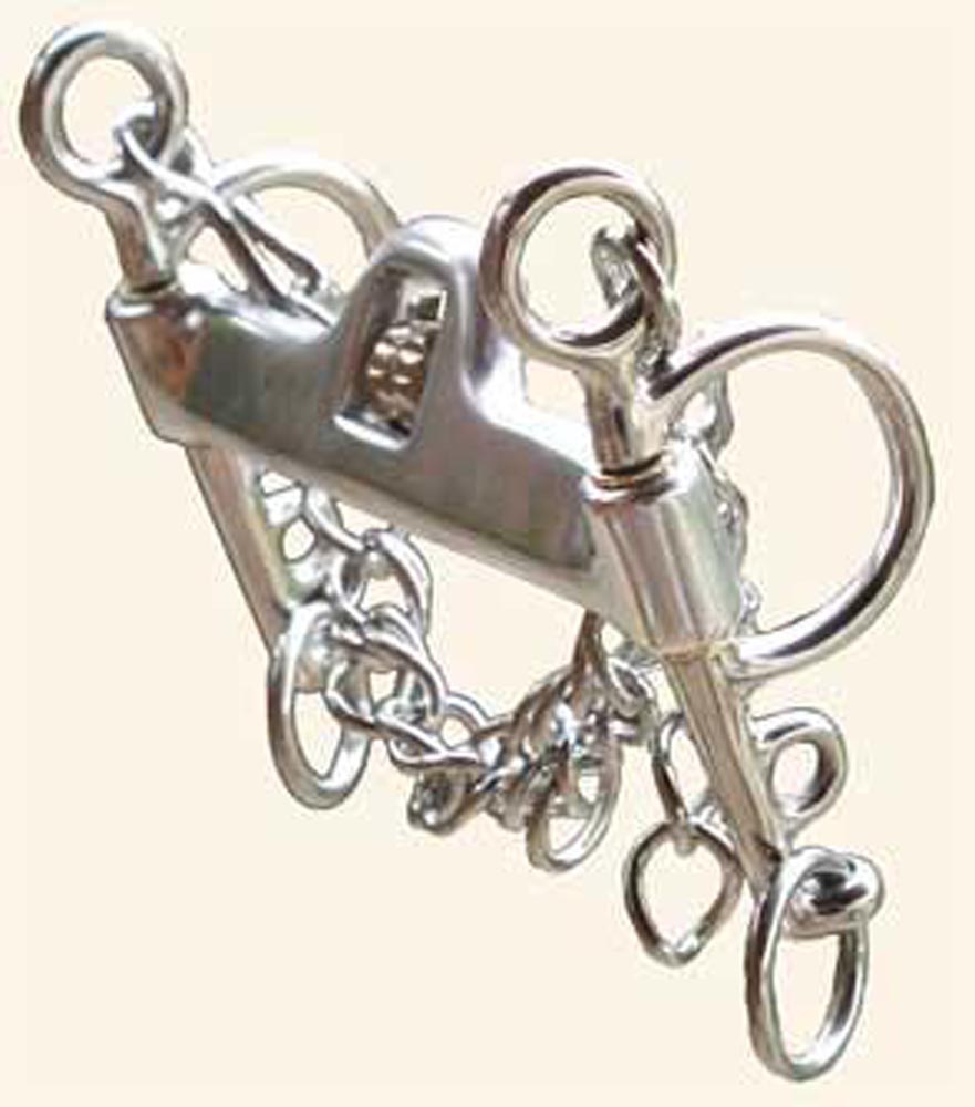 Mikmar Pelham Bit with Slanted Mouthpiece