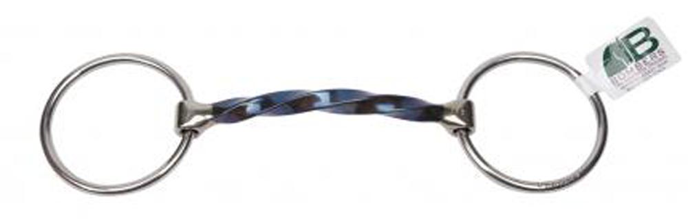 BBTWMLR Bombers Square Twisted Mullen Loose Ring